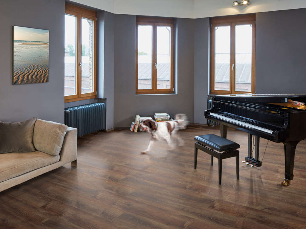 PVC planken vloer, lange brede PVC planken - AB Houten Vloeren